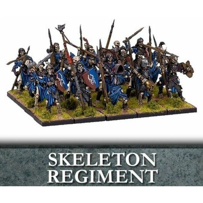 Kings of War: Undead Skeleton Regiment - Video Games, Model Kits ...